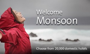 Monsoon Bonanza - : Upto 55% cashback on domestic hotels - Travel ...